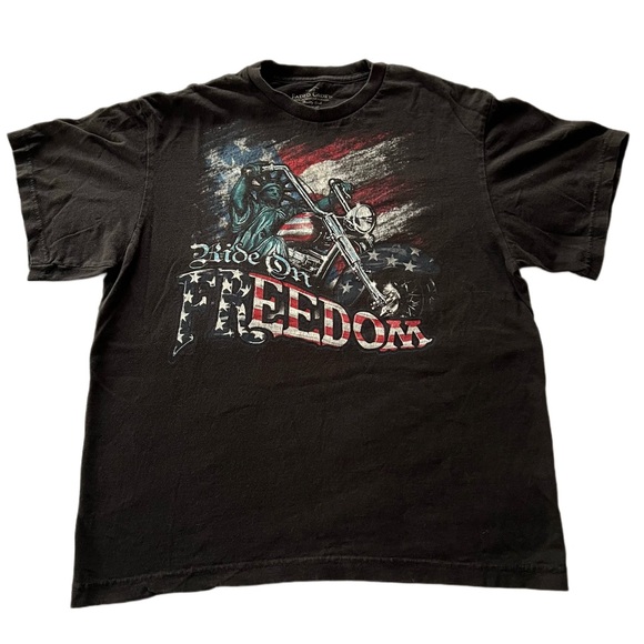 Faded Glory | Shirts | Faded Glory Statue Of Liberty Biker Ride On ...